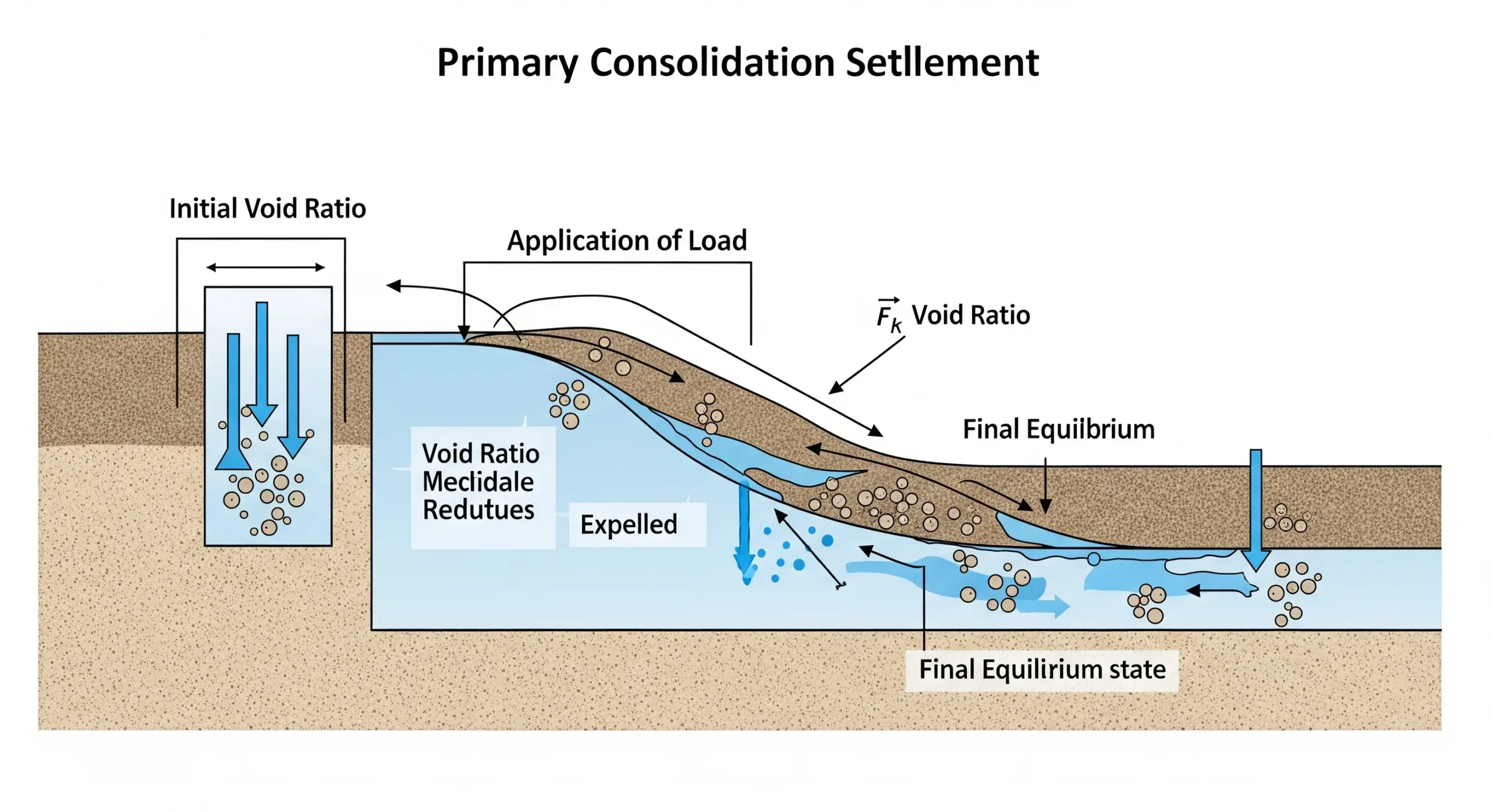 Calcul du Tassement de Consolidation Primaire - Exercice corrigé